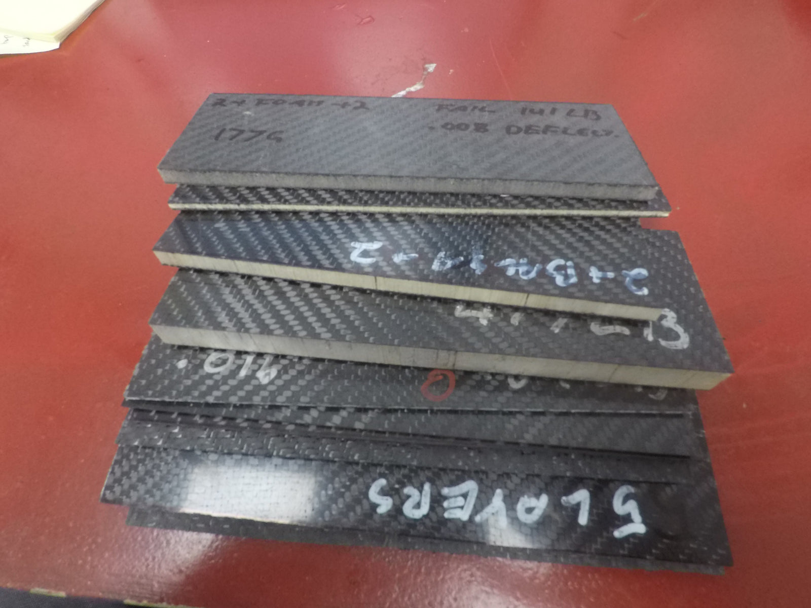 Testing Carbon Fibre and Core Materials - Timber BoatWorks